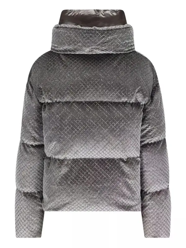 Herno Sequin Padded Jacket - Grey