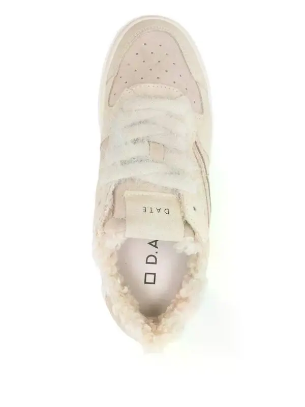 D.a.t.e. Shearling-panel Sneakers