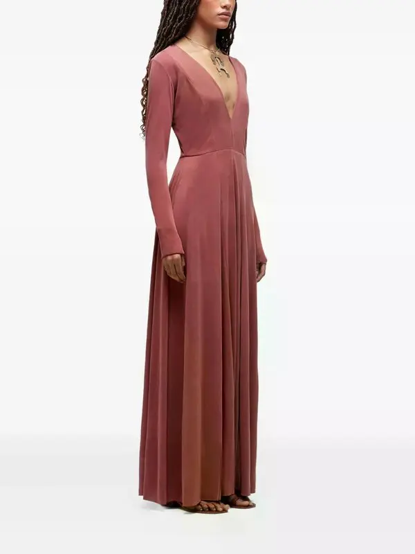 OSKLEN Plunged-neckline Maxi Dress