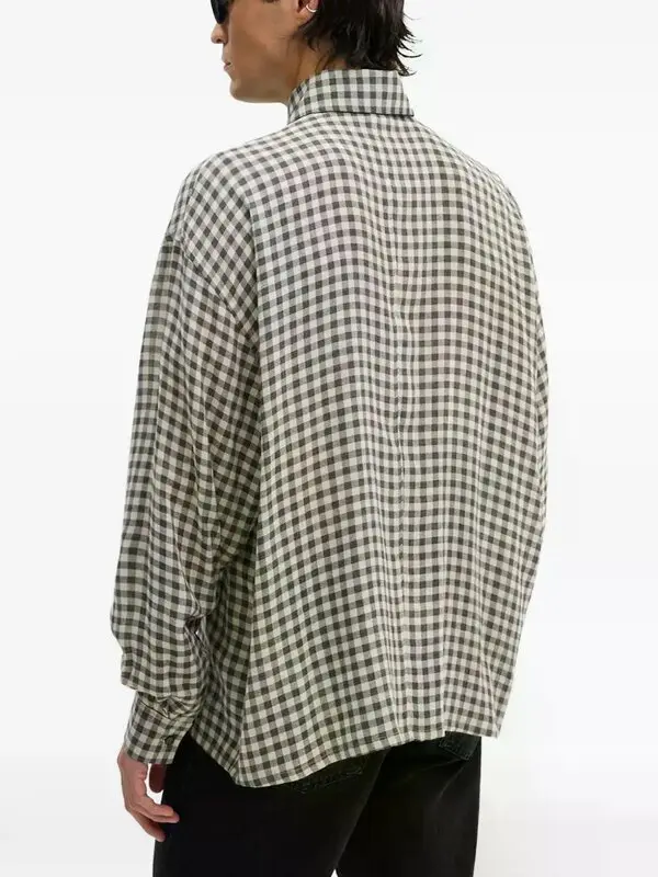 WON HUNDRED Checked Chest-pocket Shirt