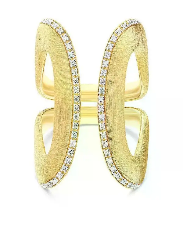 NANIS 18kt Libera Icon Diamond Ring - Yellow Gold
