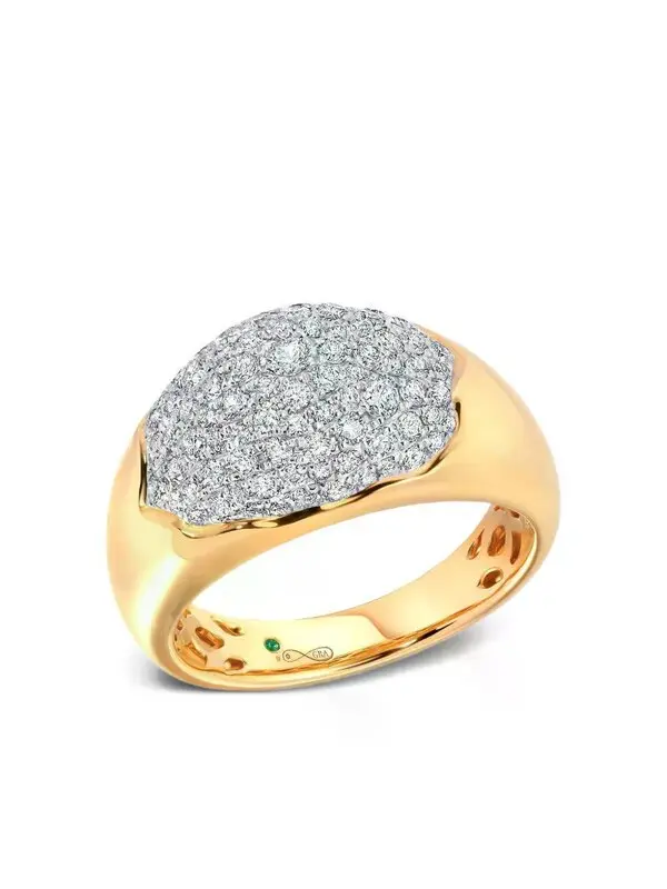 GRAZIELA 18k Yellow Bahia Diamond Ring - Gold