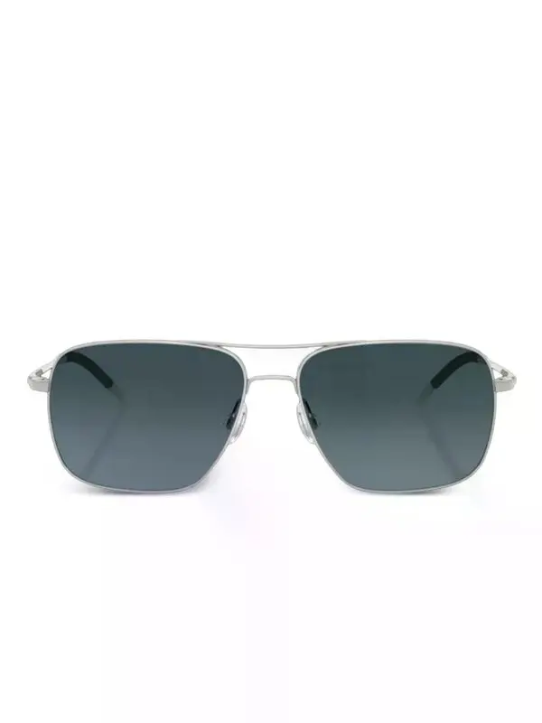 Oliver Spencer Navigator Frame Sunglasses - Silver