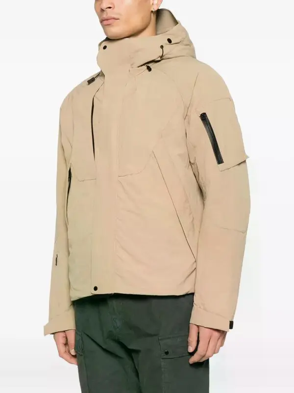 JG1 Padded Hooded Jacket - Neutrals