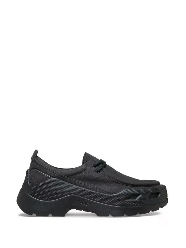 CROCS Gallery Lace-up Boat Shoes - Grey