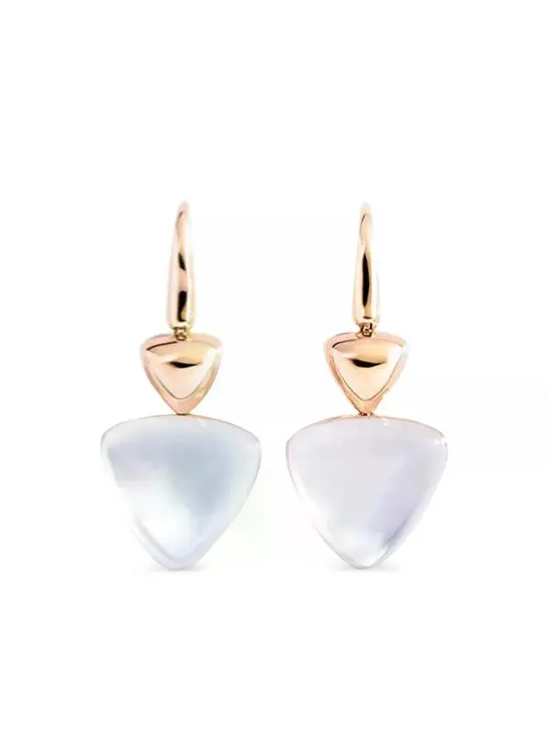 Vhernier 18k Rose Gold Mother-of-pearl Earrings - Pink