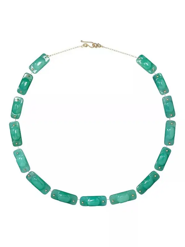 TEN THOUSAND THINGS 18k Yellow & Chrysoprase Necklace - Gold