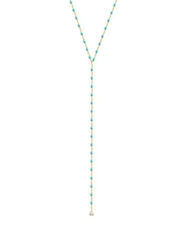Gigi Clozeau 18k Yellow Beaded Necklace - Gold