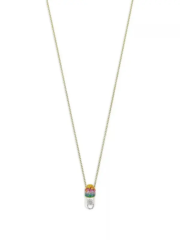 Robinson Pelham 9k Yellow Mini Elixir Energy Diamond Necklace - Gold
