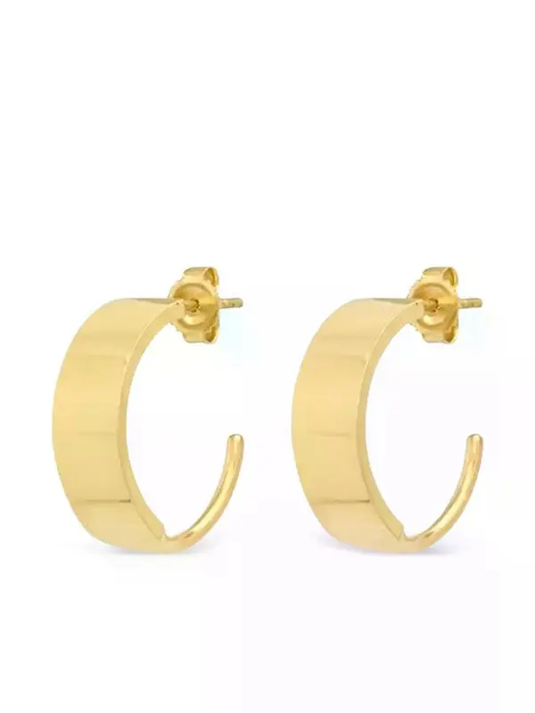 JENNIFER MEYER 18k Yellow Ellen Hoop Earrings - Gold