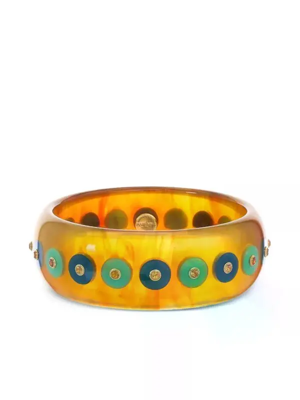 Mark Davis 18k Yellow Bakelite Bracelet - Gold