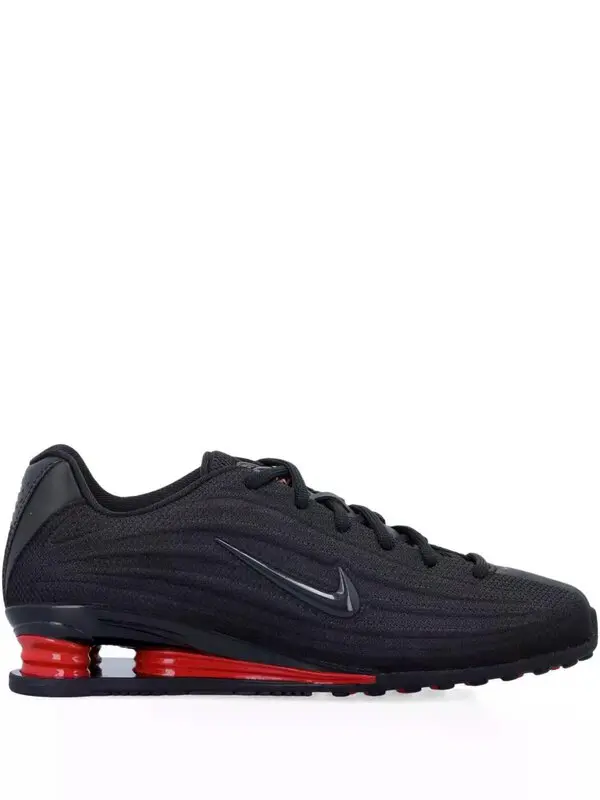Nike Shox Z Swoosh Detail Sneakers - Black