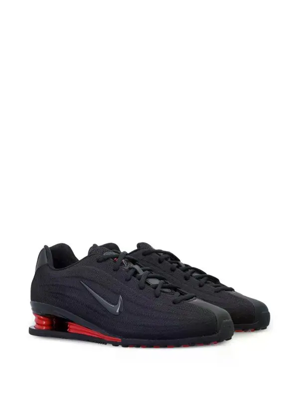 Nike Shox Z Swoosh Detail Sneakers - Black