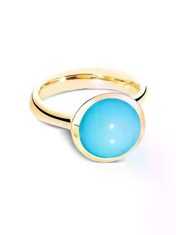 Tamara Comolli 18k Yellow Bouton Turquoise Ring - Gold