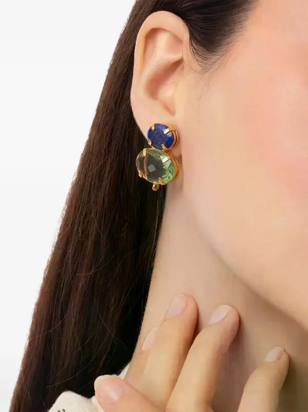 BOUNKIT JEWELRY Quartz Drop Earrings