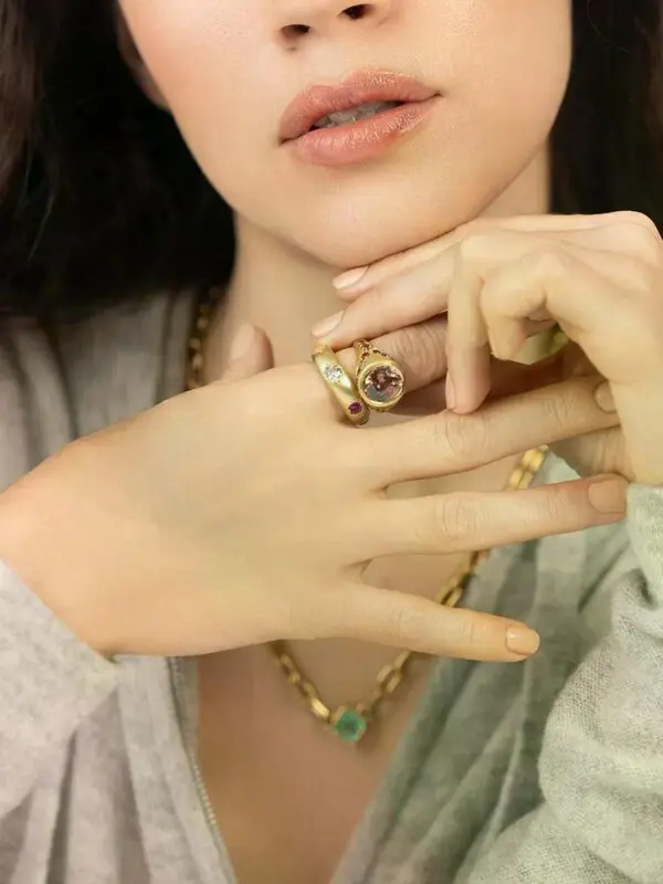 JENNA BLAKE 18k Yellow Multi-stone Ring
