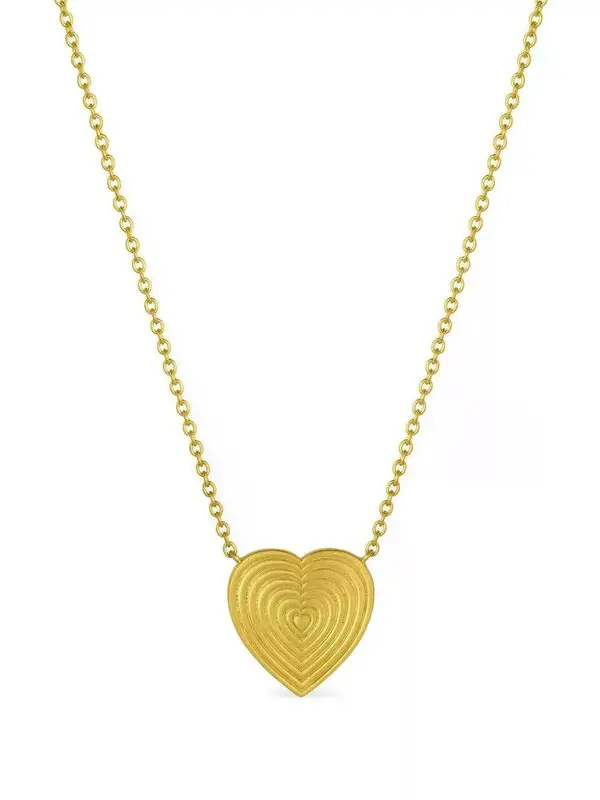 LEIGH MAXWELL 18k Yellow Heart Pendant Necklace - Gold