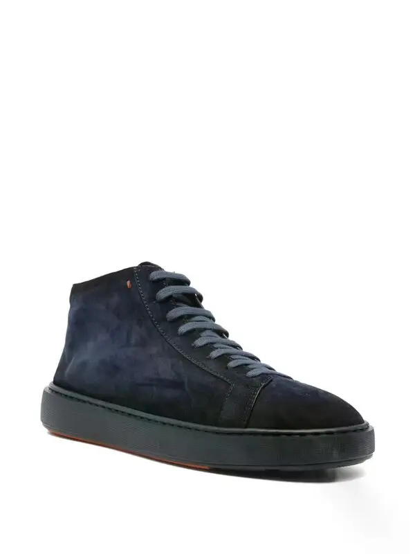 Santoni Suede Sneakers