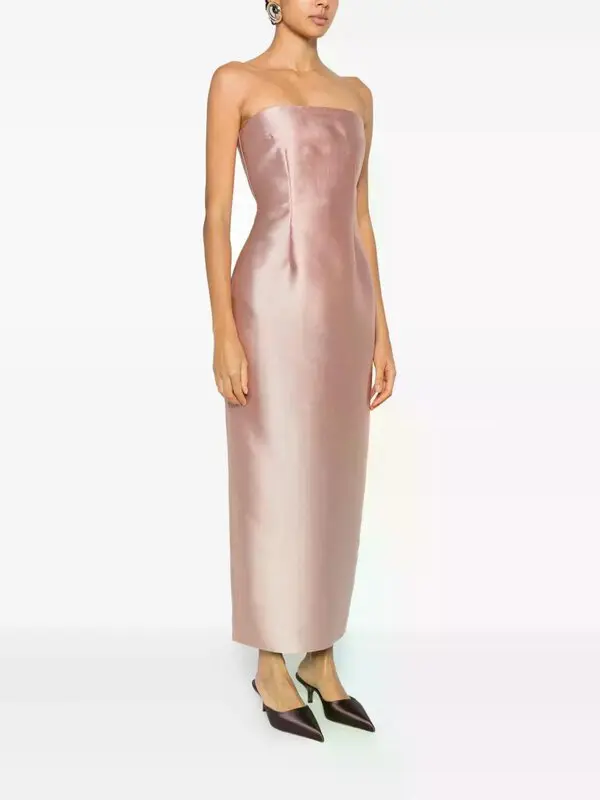 Solace London Renee Strapless Maxi Dress - Pink