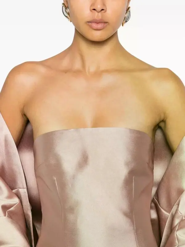 Solace London Renee Strapless Maxi Dress - Pink