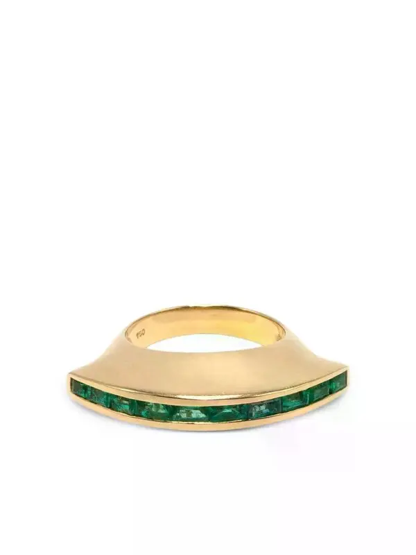 JENNA BLAKE 18k Yellow Eclipse Emerald Ring - Gold