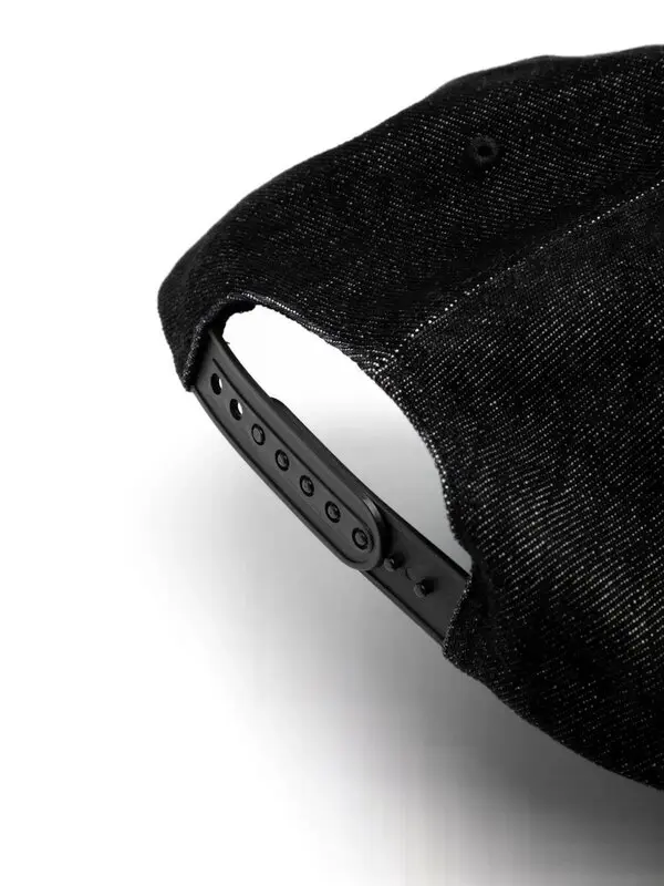 Rhude Logo-embroidered Denim Baseball Cap