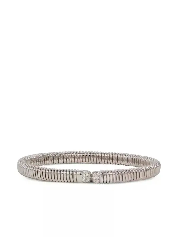 Sidney Garber 18k White Gold Diamond Bettina Bracelet - Silver