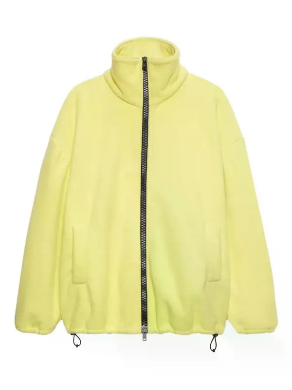MSGM Zip-fastening Sweatshirt - Yellow