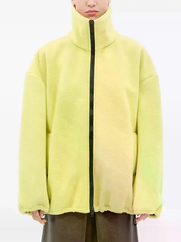 MSGM Zip-fastening Sweatshirt - Yellow