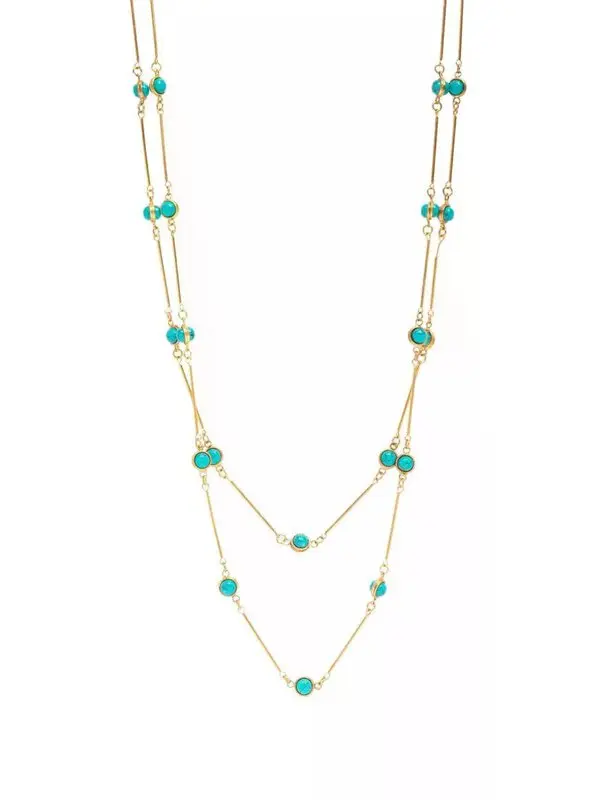 Sylvia Toledano Candies Turquoise Necklace - Gold