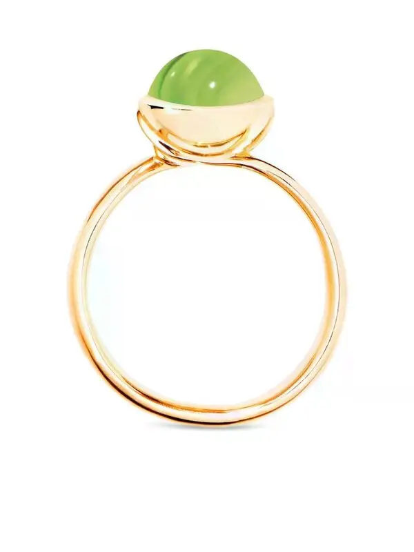 Tamara Comolli 18k Yellow Gold Bouton Peridot Ring - Green