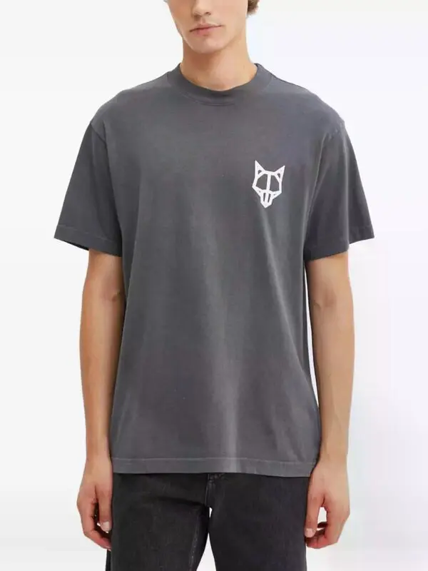 NAKED WOLFE Logo-print T-shirt - Grey