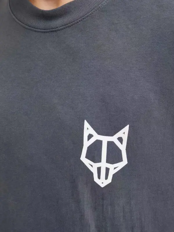 NAKED WOLFE Logo-print T-shirt - Grey