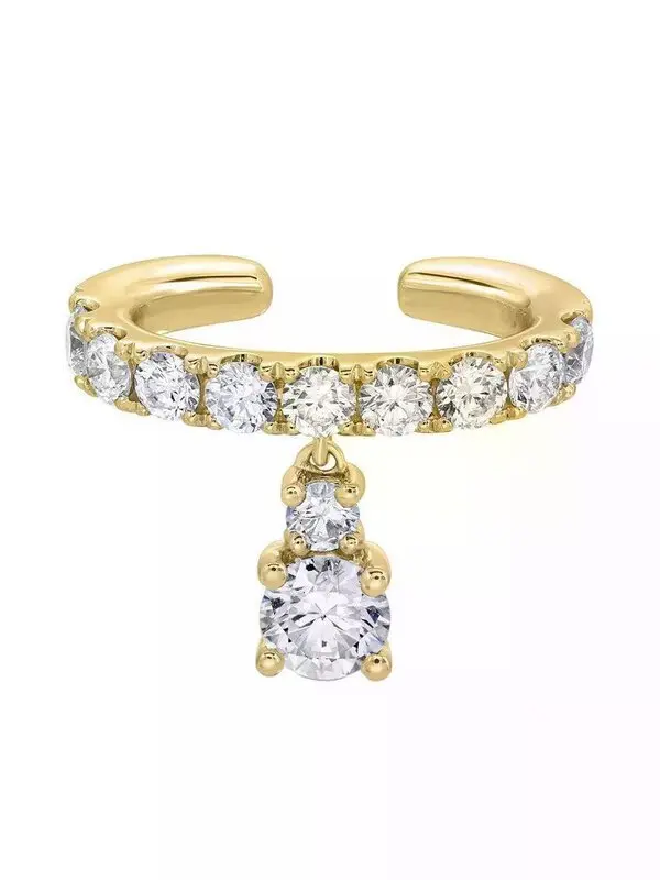 ANITA KO 18k Yellow Diamond Daphne Ear Cuff - Gold