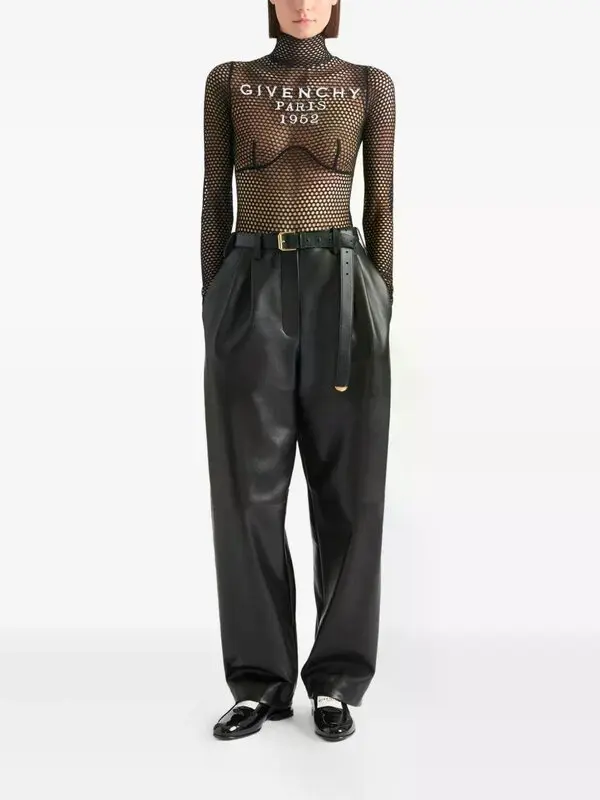 Givenchy Long-sleeve Mesh-effect Body