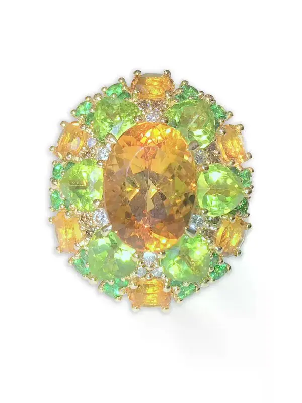STEFERE 18k Yellow Multi-stone Ring - Gold