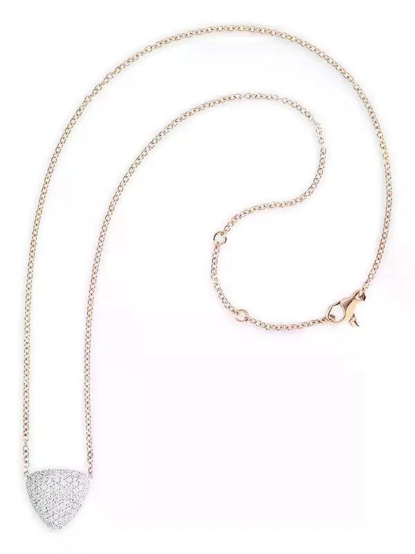 Vhernier 18k Rose Freccia Diamond Necklace - Gold