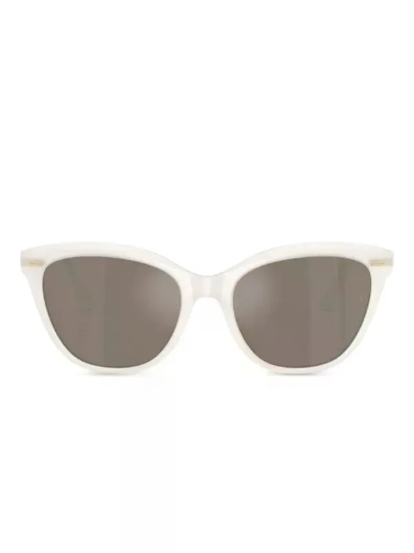 Oliver Spencer Mrs. Federer Cat-eye Sunglasses - White
