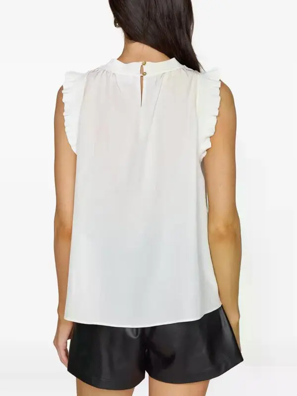 CHRISTY LYNN Bonnie Ruffled Sleeveless Top