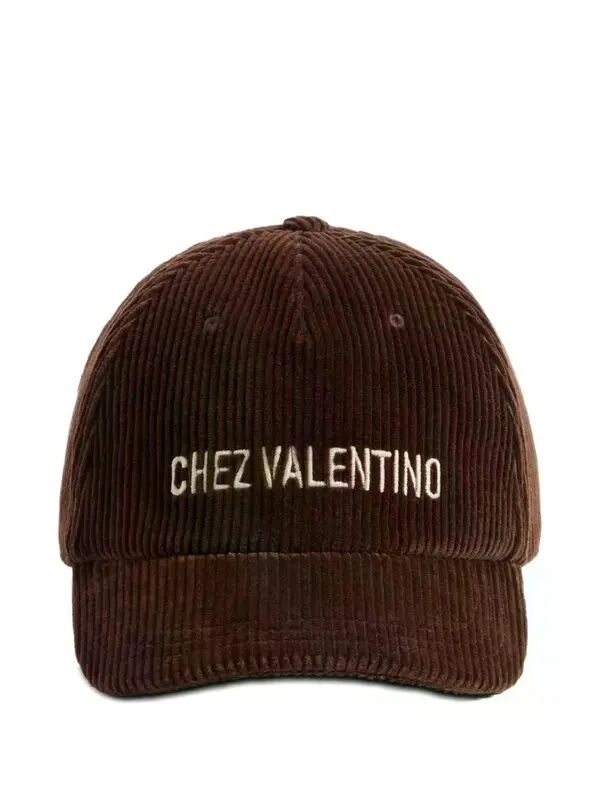 Valentino Garavani Embroidered Baseball Cap - Brown