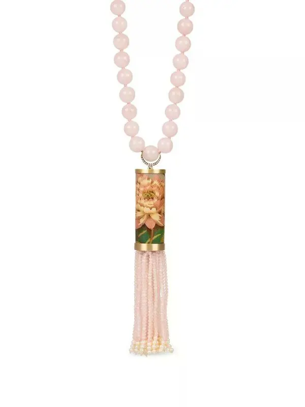 SILVIA FURMANOVICH Bead-embellished Necklace - Gold