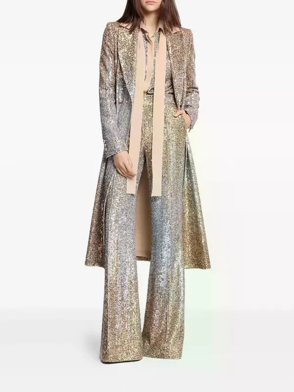 Elie Saab Sequin-embroidered Coat