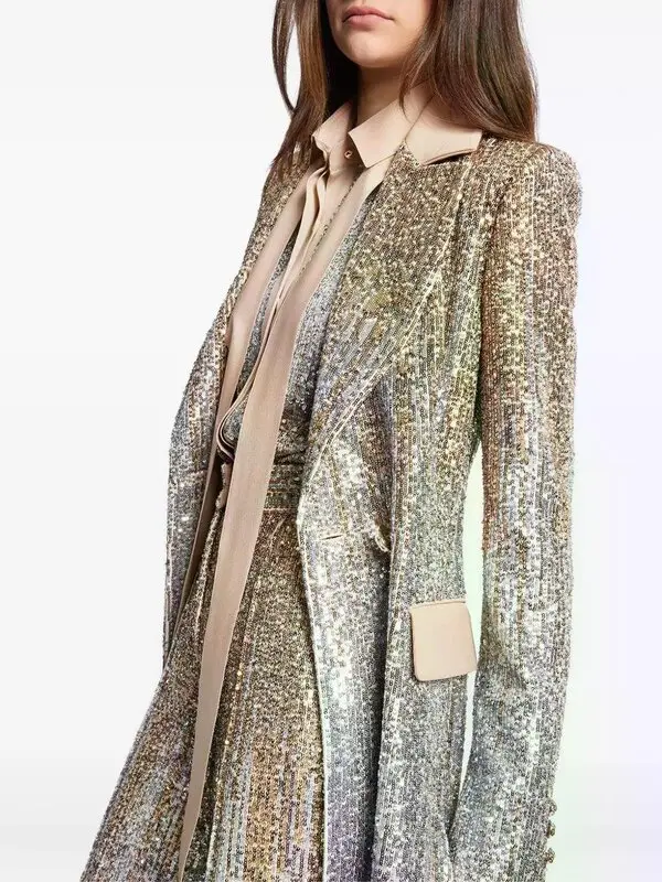 Elie Saab Sequin-embroidered Coat