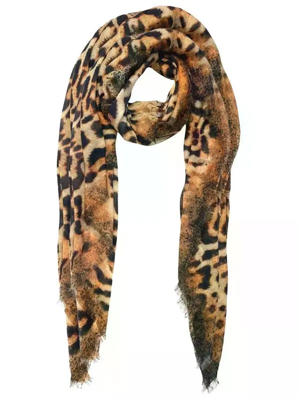 AMA PURE Maculato Scarf - Brown