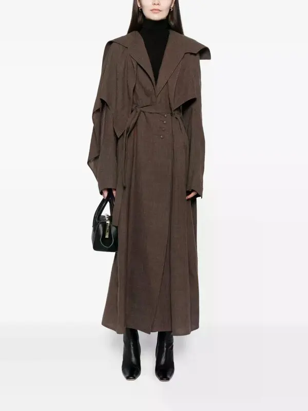 YEHUAFAN Wool Coat
