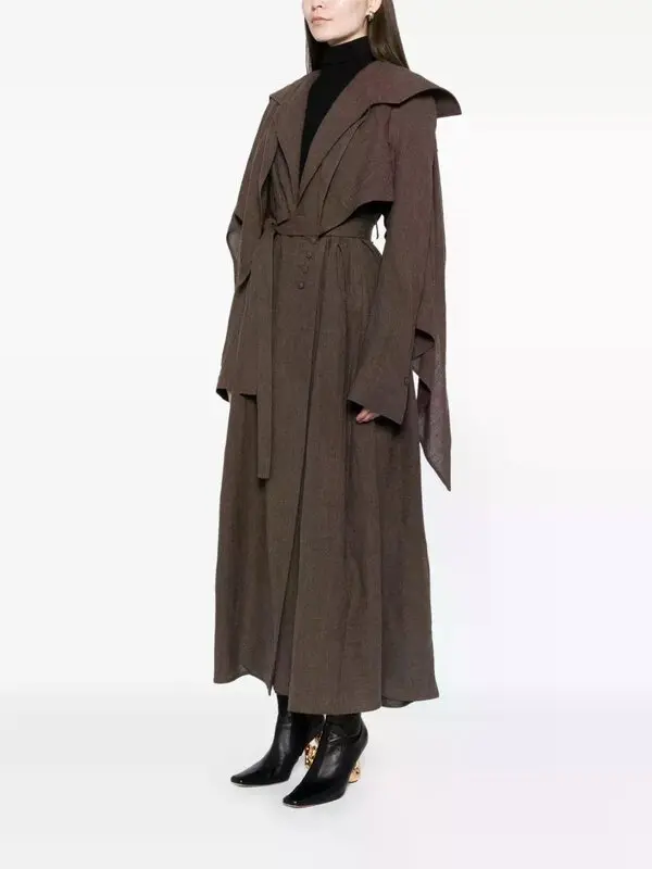 YEHUAFAN Wool Coat