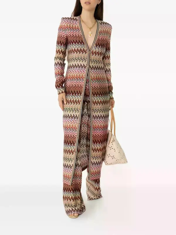 Missoni Chevron-pattern Button-front Cardigan
