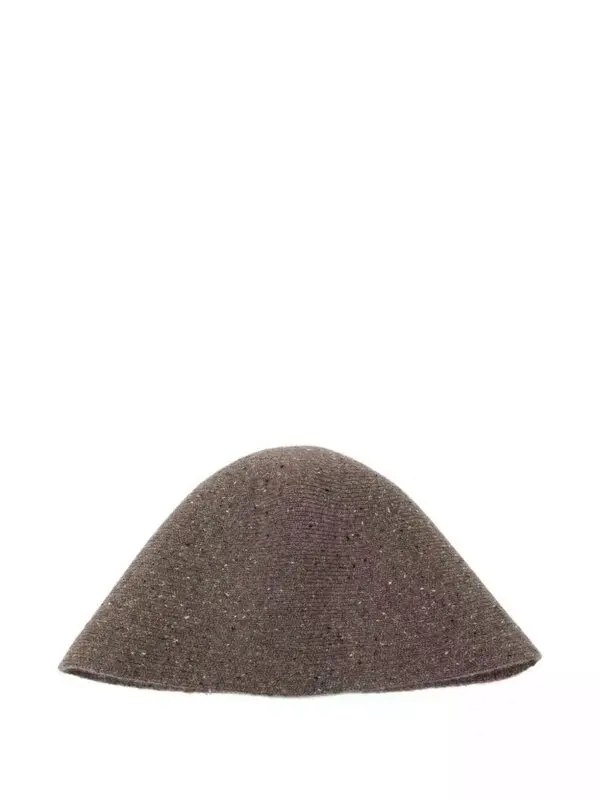 UMA WANG Cashmere Bucket Hat - Brown