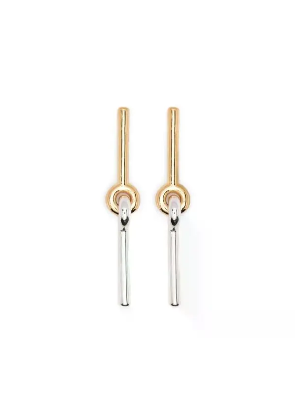 UNCOMMON MATTERS Lock Stick Earrings - Gold
