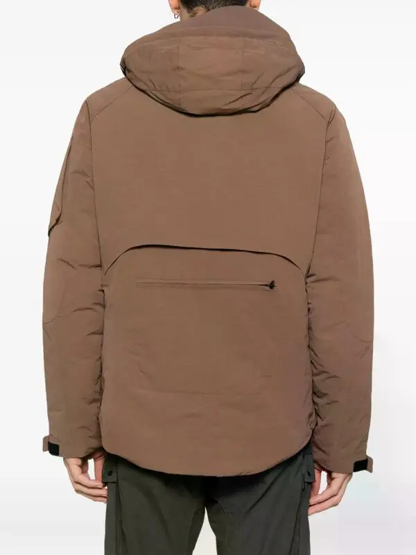 JG1 Padded Hooded Jacket - Brown